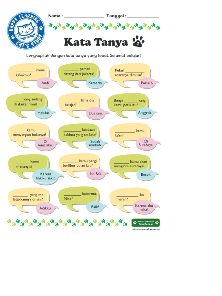 Kata Tanya | PDF