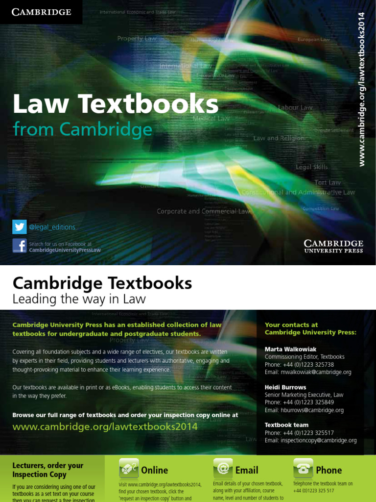 Law Textbooks 2014 | PDF | Competition Law | International Law