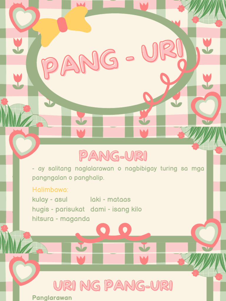 Green Pink Pastel Cute Illustrative Aesthetic Group Project ...