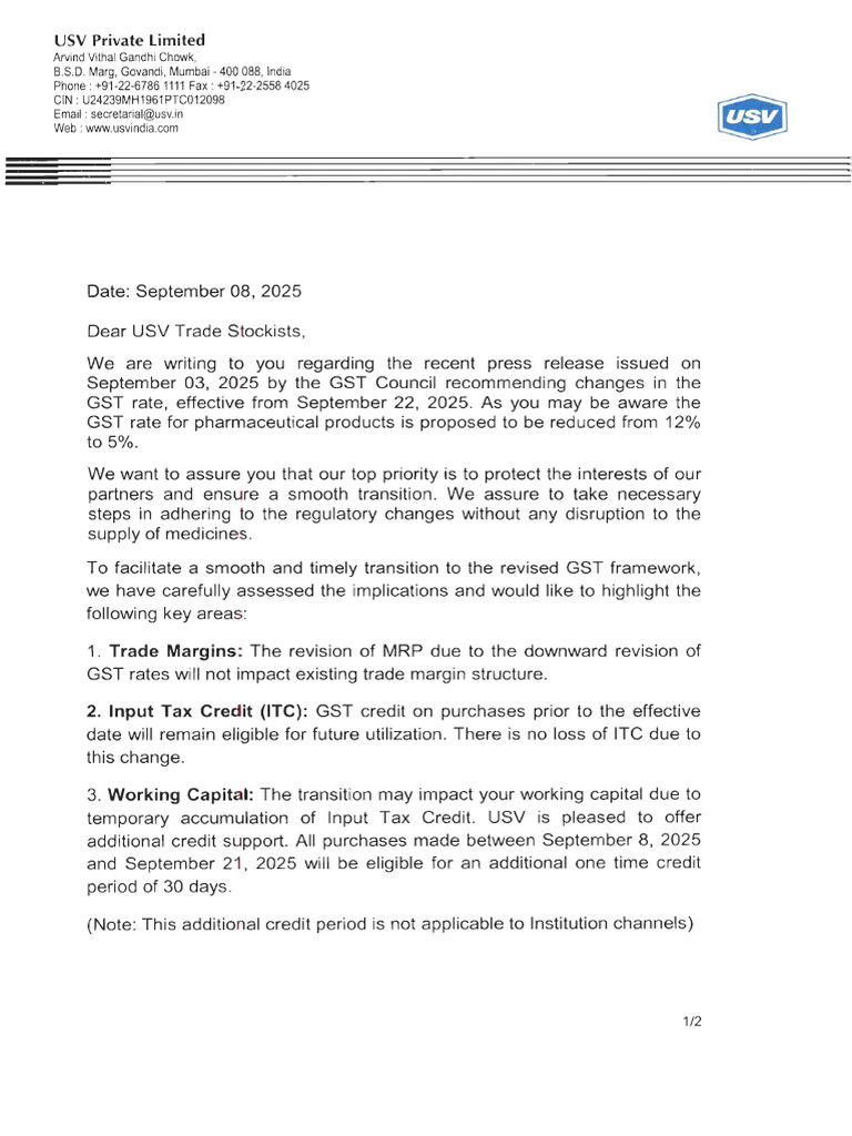 Stockiest Letter | PDF