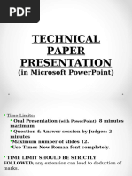 Technical Paper Presentation Guidelines | PDF | Hypothesis | Abstract ...