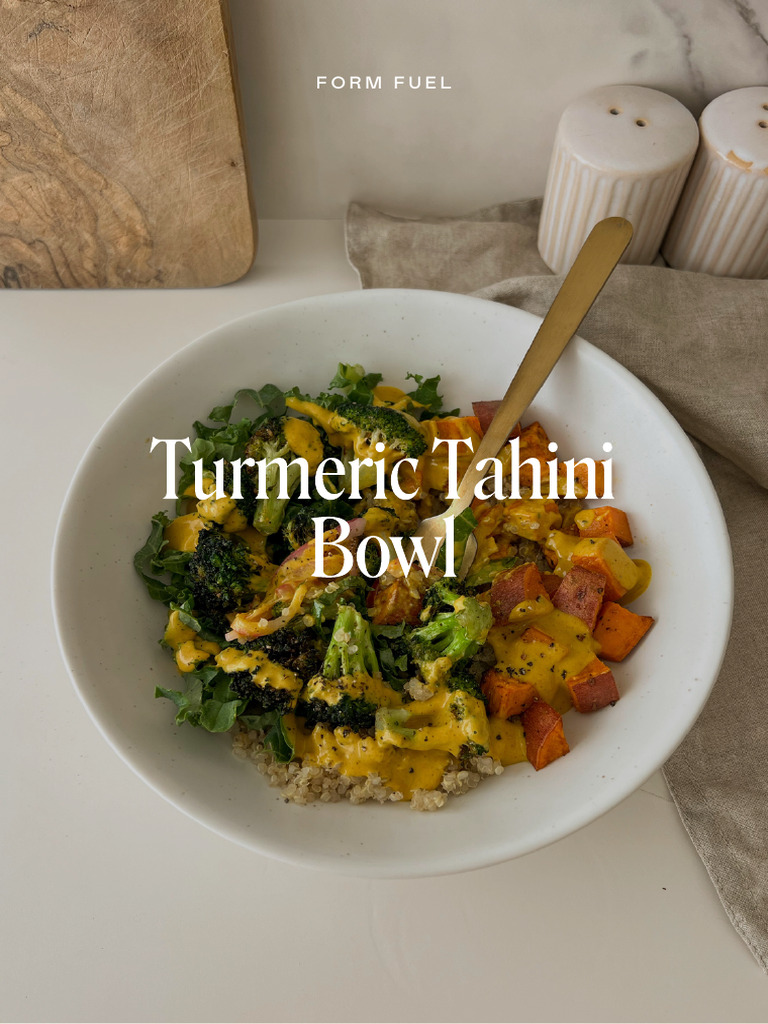 Turmeric Tahini Bowl | PDF