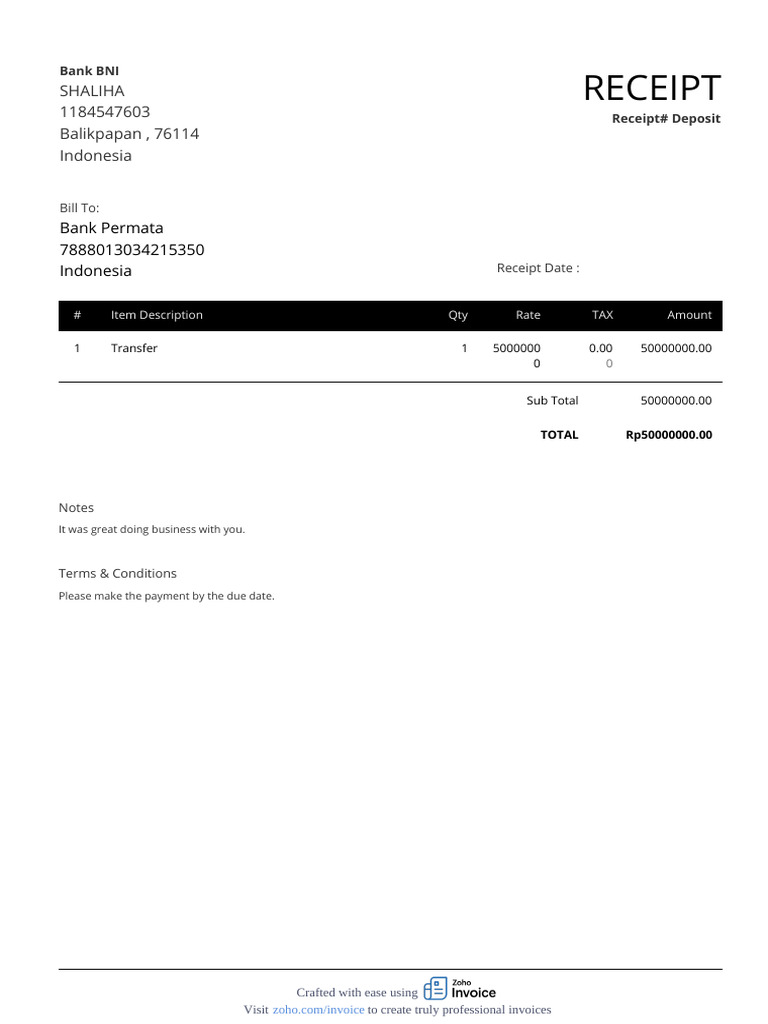 Receipt | PDF