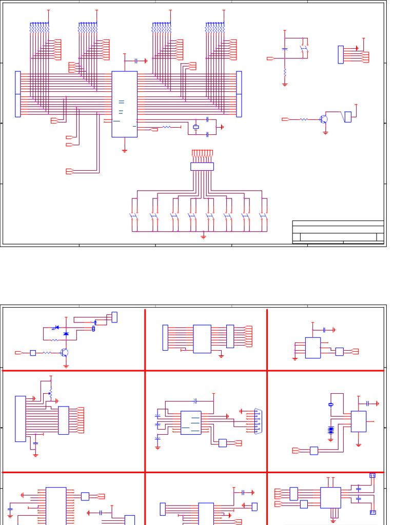 8051 Development Board Schematic | PDF