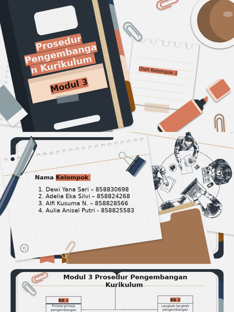 Modul 3 Dan 4 Pengembangan Kurikulum Dan Pembelajaran Di SD - Kelompok ...