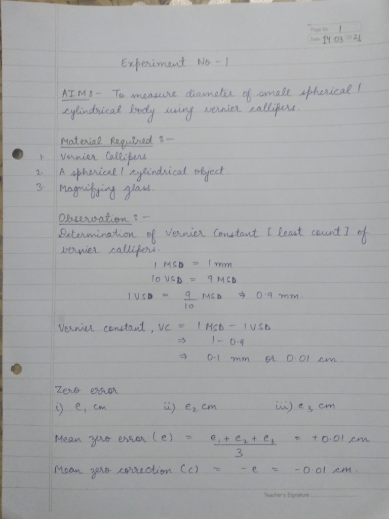 Physics Practical | PDF