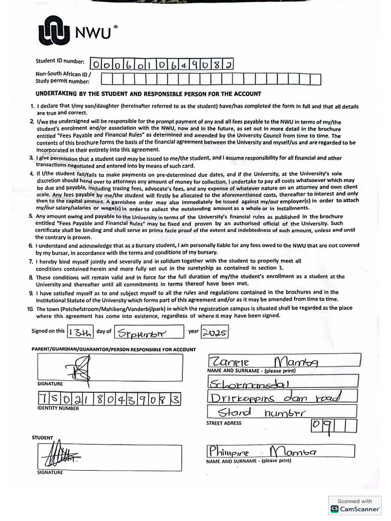 Undertaking Form | PDF