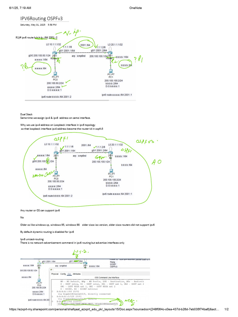 Ccna-Batch 67-Ospf v3 Ipv6 | PDF