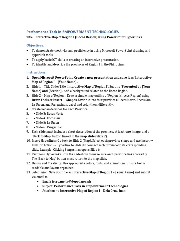 Interactive Map of Ilocos Region | PDF