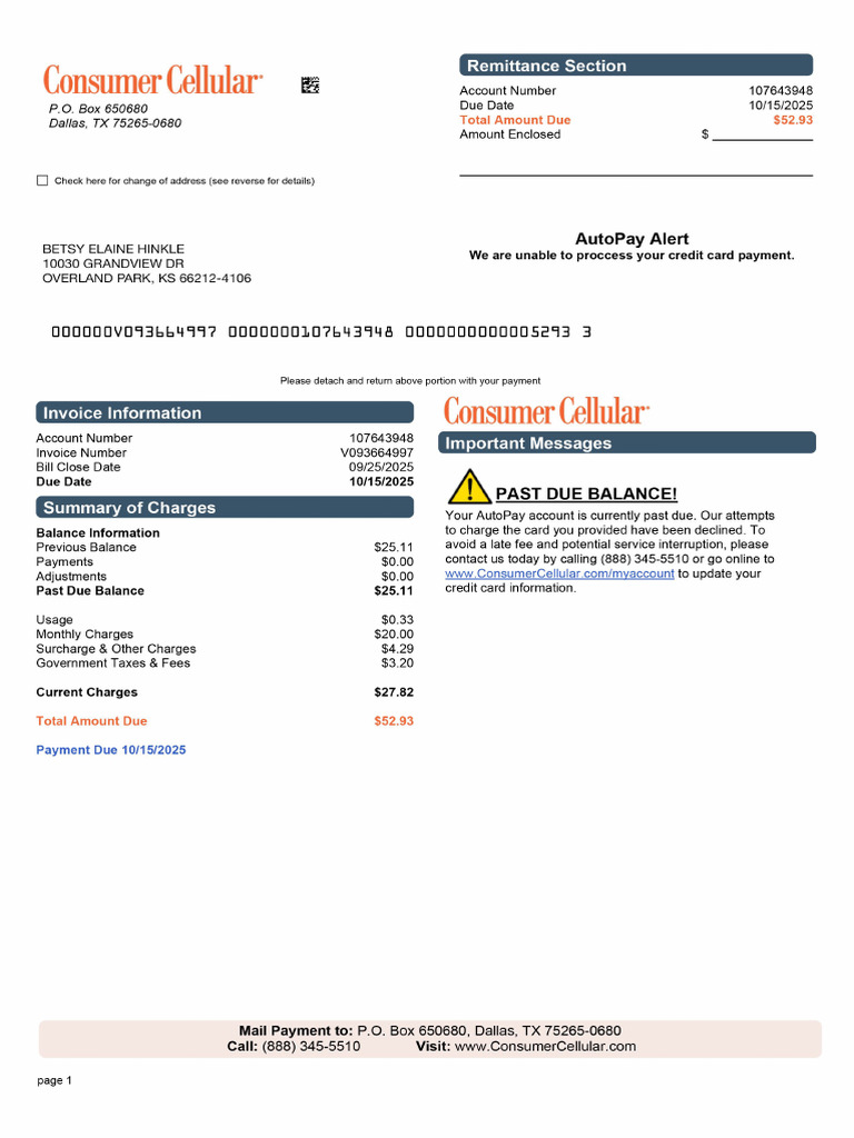 Consumer Cellular | PDF