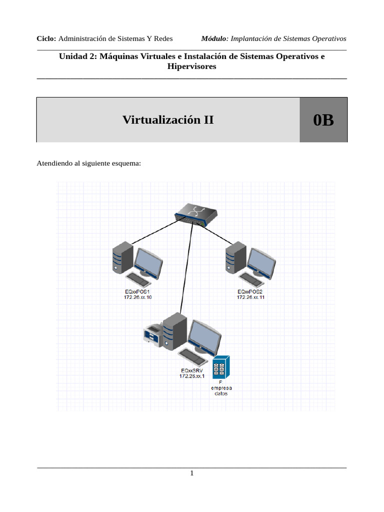 U1 Practica0B | PDF | Virtualización | Servidor (Computación)