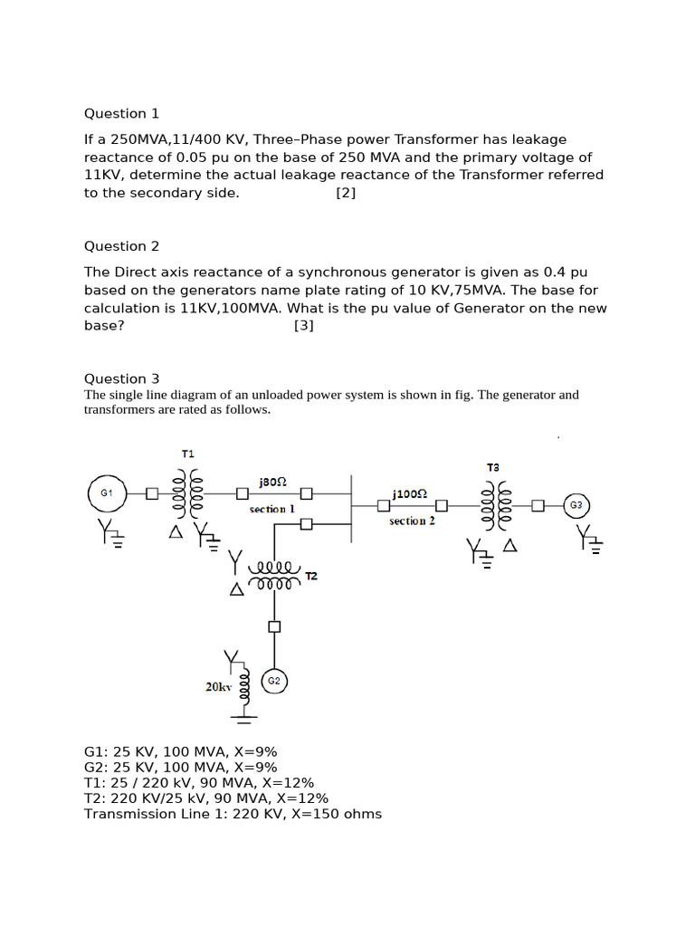 Assignment 1 Power Systems | PDF