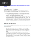 The Giver Chapter 13-14 Summary & Analysis | PDF | The Giver