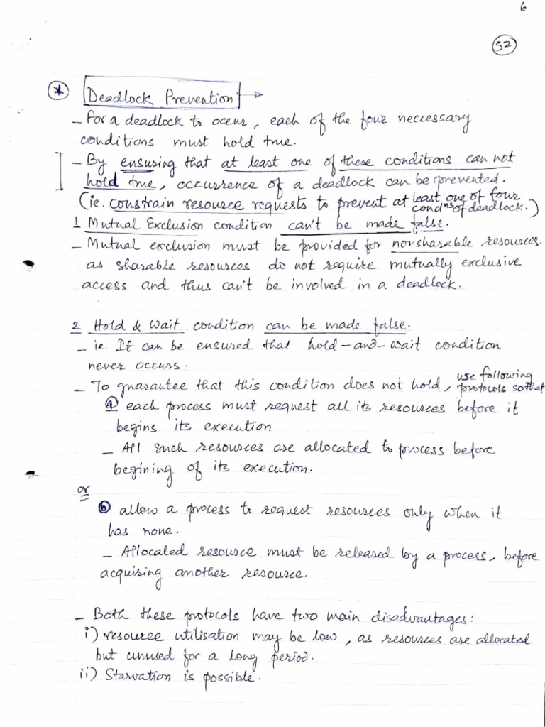 Deadlock Prevention and Avoidance | PDF | Concurrency (Computer Science)