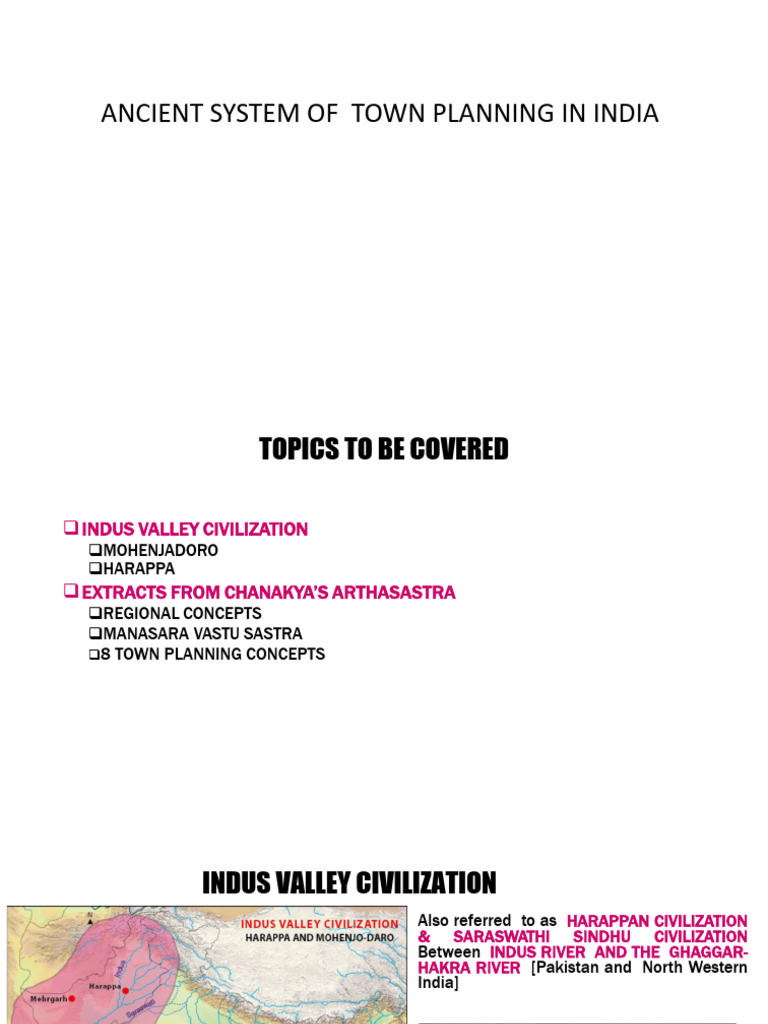 Indus Valley Town Planning Insights | PDF | Indus River | Ancient India