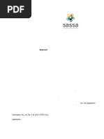 SASSA Declaration and Consent Form | PDF | Government | Government Finances