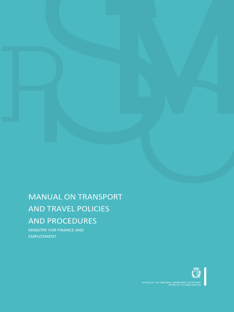 Transport and Travel Policy Manual | PDF | Per Diem | Expense