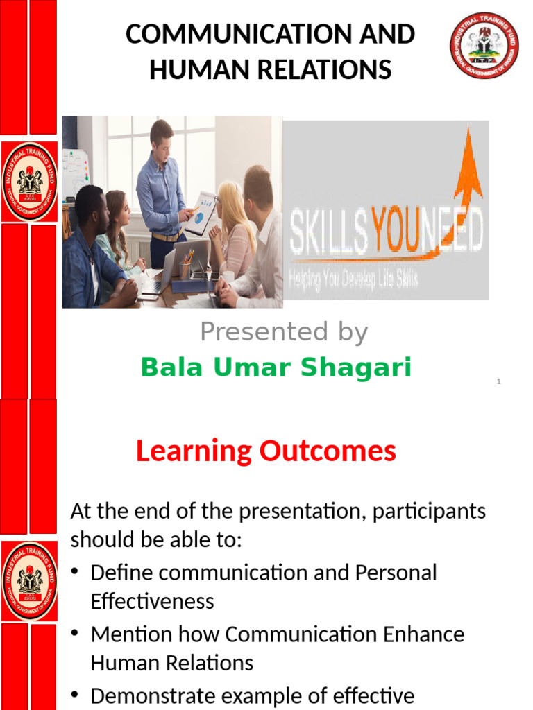 Communication & Human Relations | PDF | Communication | Body Language