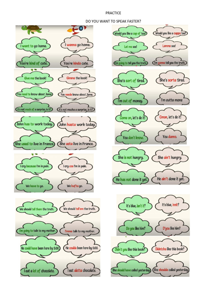 Practice Speak Faster and Tongue Twister | PDF