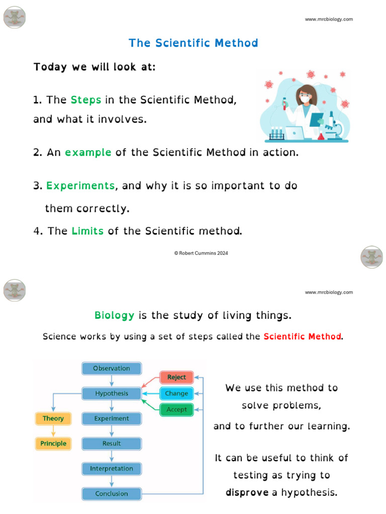 01 Scientific Method - Updated | PDF