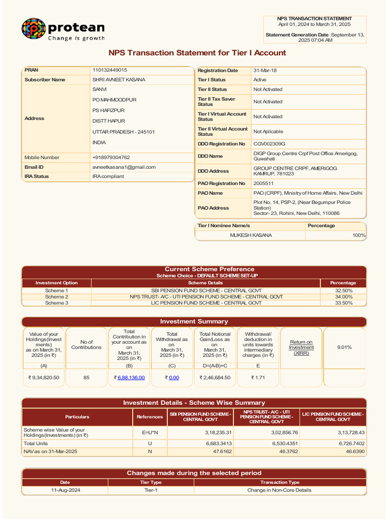 Statement | PDF | Tax Deduction | Money