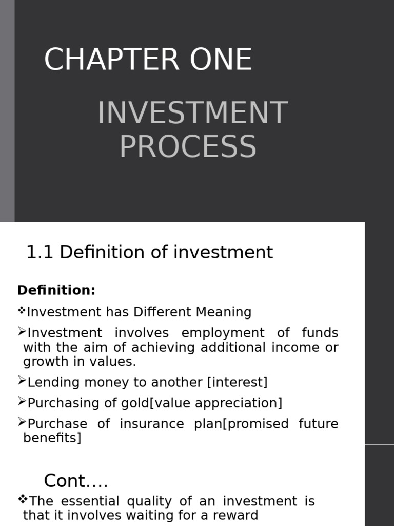 Understanding Investment Fundamentals | PDF | Investing | Financial Risk