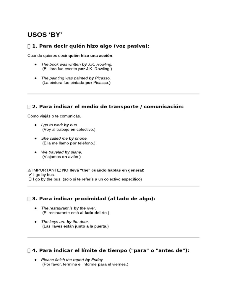 Usos By' - of - From | PDF