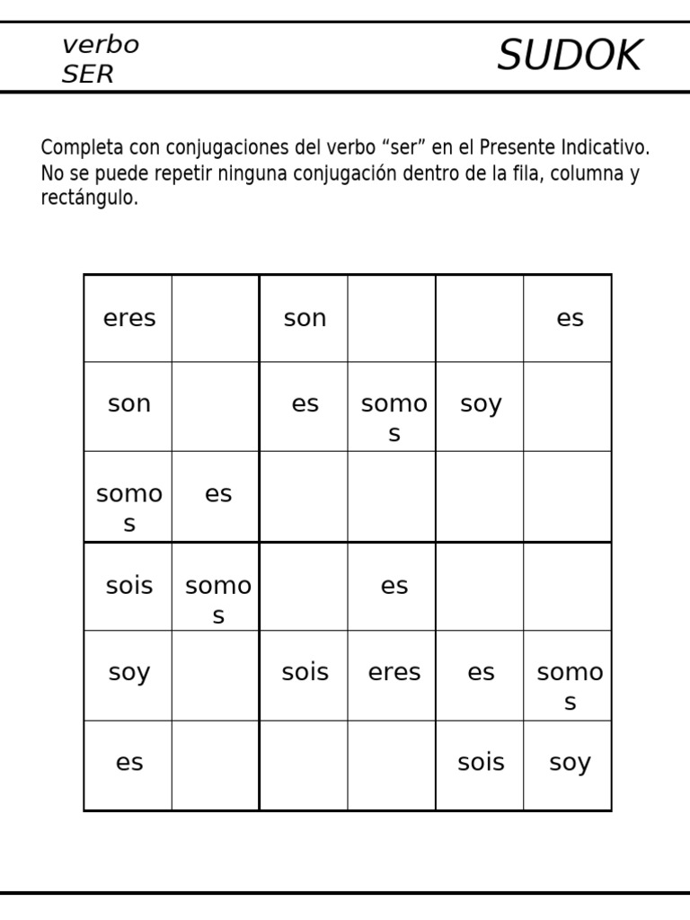 Sudoku Ser Presente | PDF