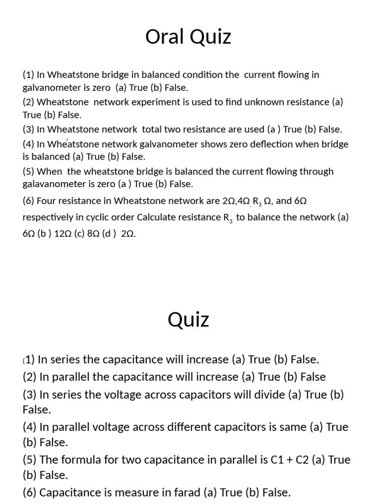 Physics Question AND ANSWERS | PDF | Capacitor | Capacitance
