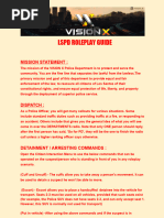Los Santos Police Department SOP | PDF | Bail | Arrest