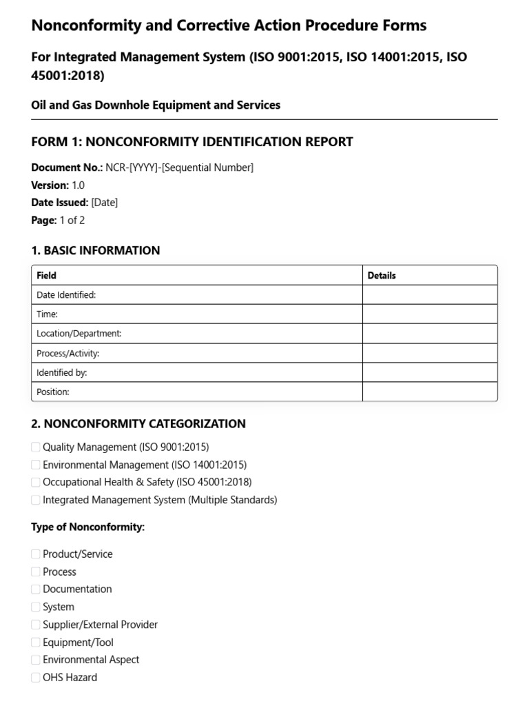Forms | PDF | Occupational Safety And Health | Safety