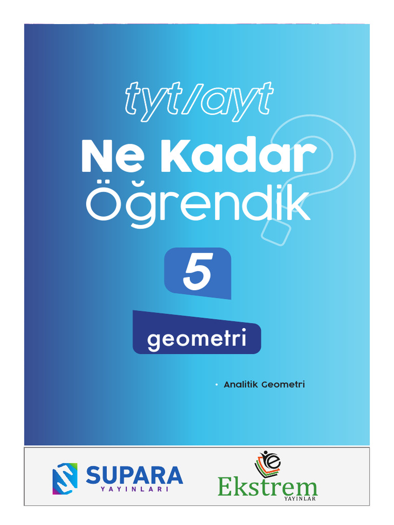 Supara Tyt Ayt Geometri Son Sayfalar 5 | PDF