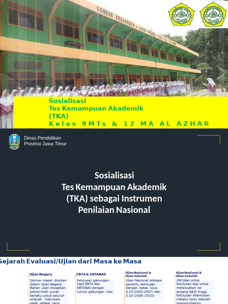 TKA Sebagai Instrumen Penilaian Nasional | PDF