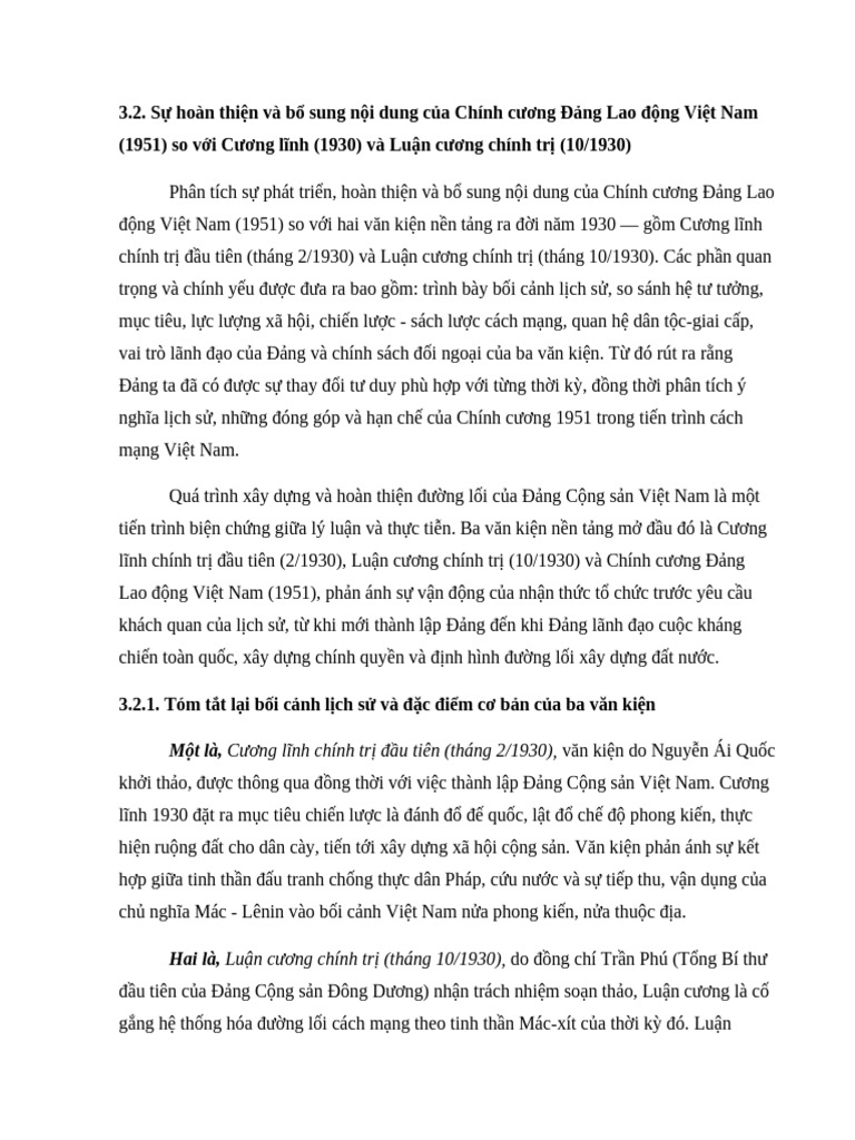 Bai Luan 3.2 Chinh Cuong Vs Cuong Linh Luan Cuong 7trang | PDF
