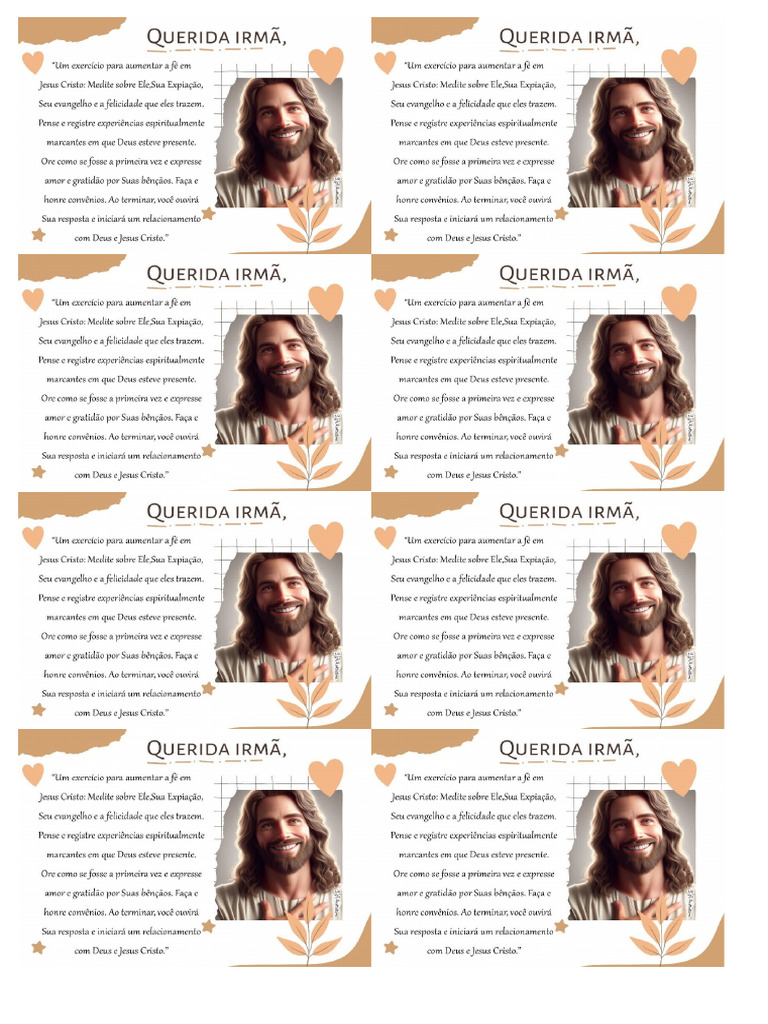 Um Exercício para Aumentar A Fé em Jesus Cristo | PDF