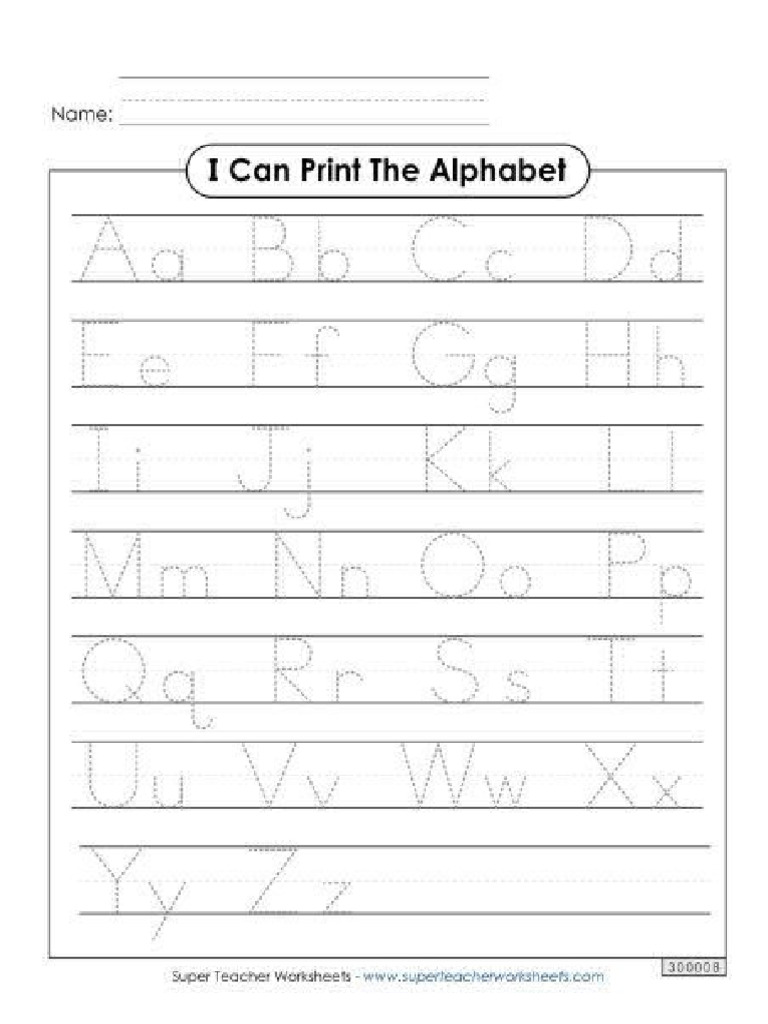 ABC Worksheet. | PDF