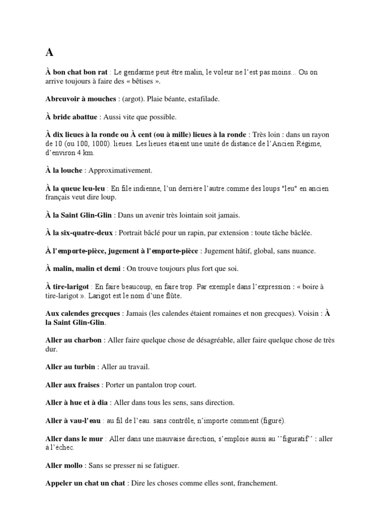 Expression Francaise | PDF | Chats