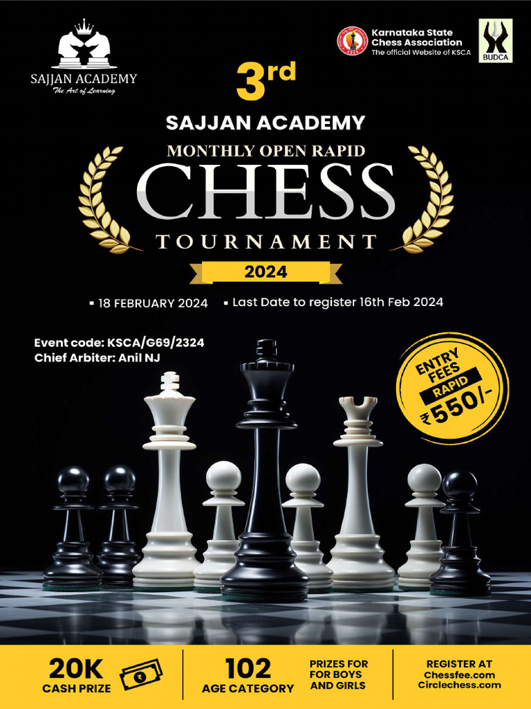 18 3rd Feb Sajjan Academy Chess Tournament | PDF