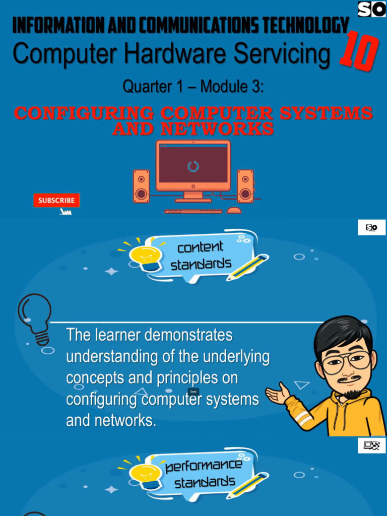 Ict10 M3 Configuring Computer Systems and Networks (Intro) | PDF