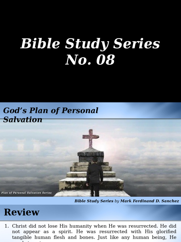 08 - God's Plan of Personal Salvation | PDF | Salvation | God In ...