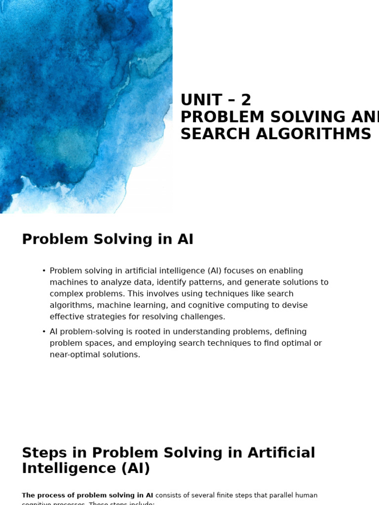 AI UNIT - 2 | PDF | Artificial Intelligence | Intelligence (AI) & Semantics