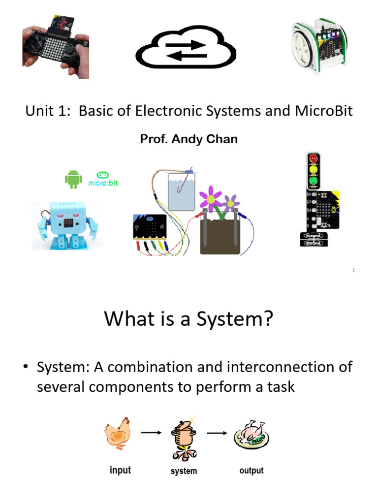 Unit 1 Basic of Electronic Systems | PDF | Microcontroller | Sensor