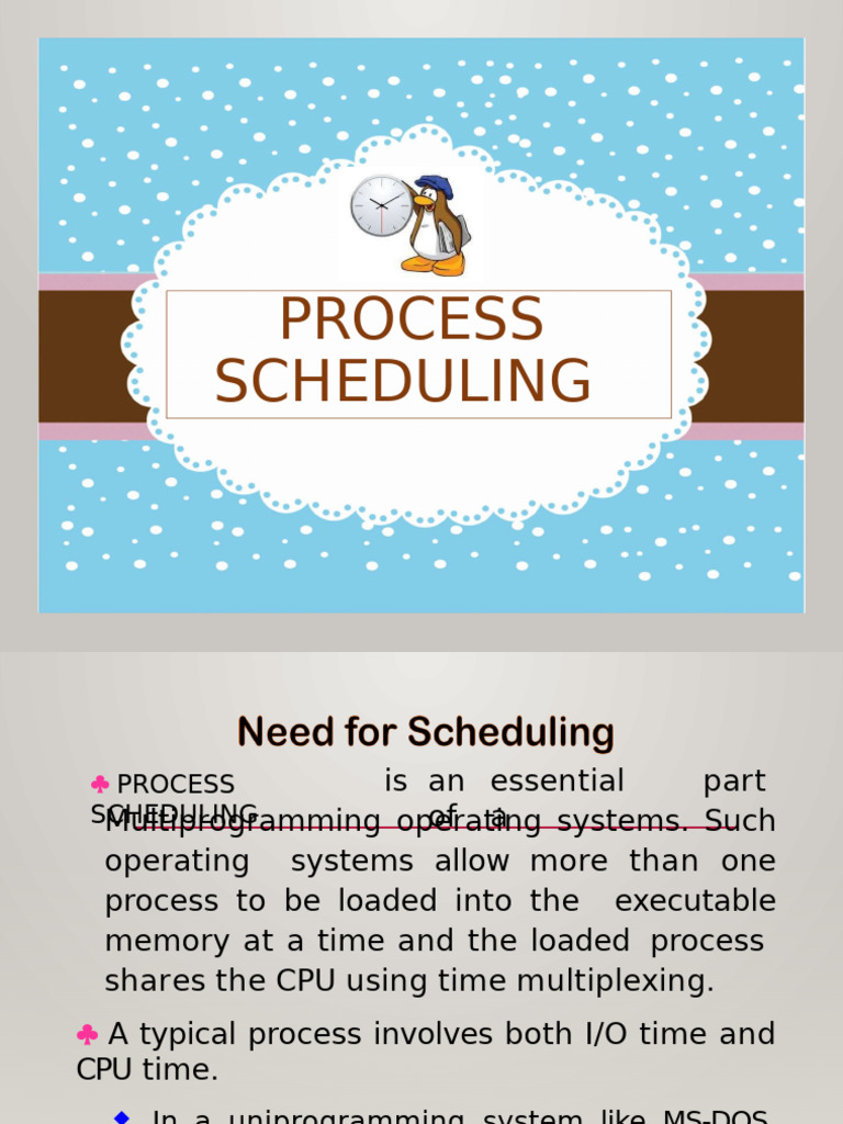 Process Scheduling Algorithm | PDF | Scheduling (Computing) | Thread (Computing)