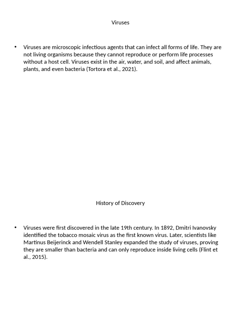 Viruses Extended Presentation Matthew | PDF | Virus | Biology