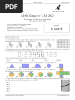 Kangaroo Mathematics Contest 2023 Problems | PDF