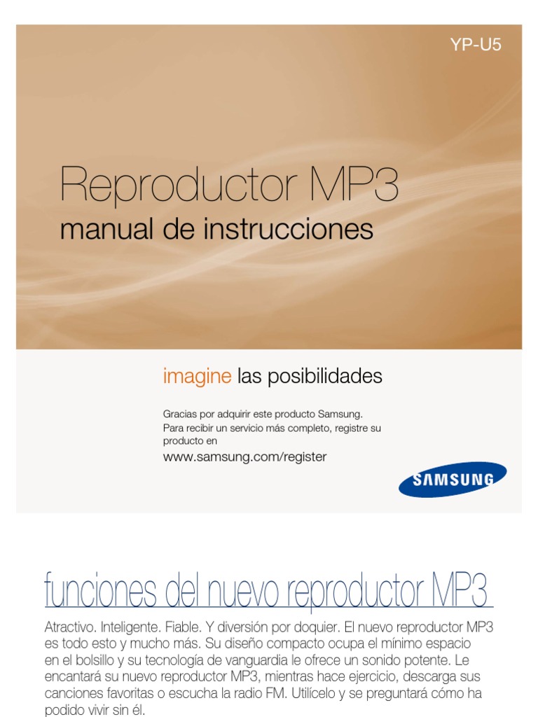 Manual de Usuario de Emodio Mp3 | PDF | Auriculares | Gestión de ...