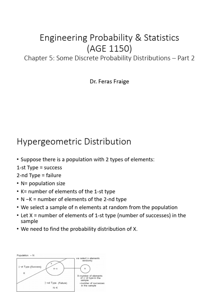 Chapter 5 Some Discrete Probability Distribution Part 2 | PDF | Probability Distribution ...