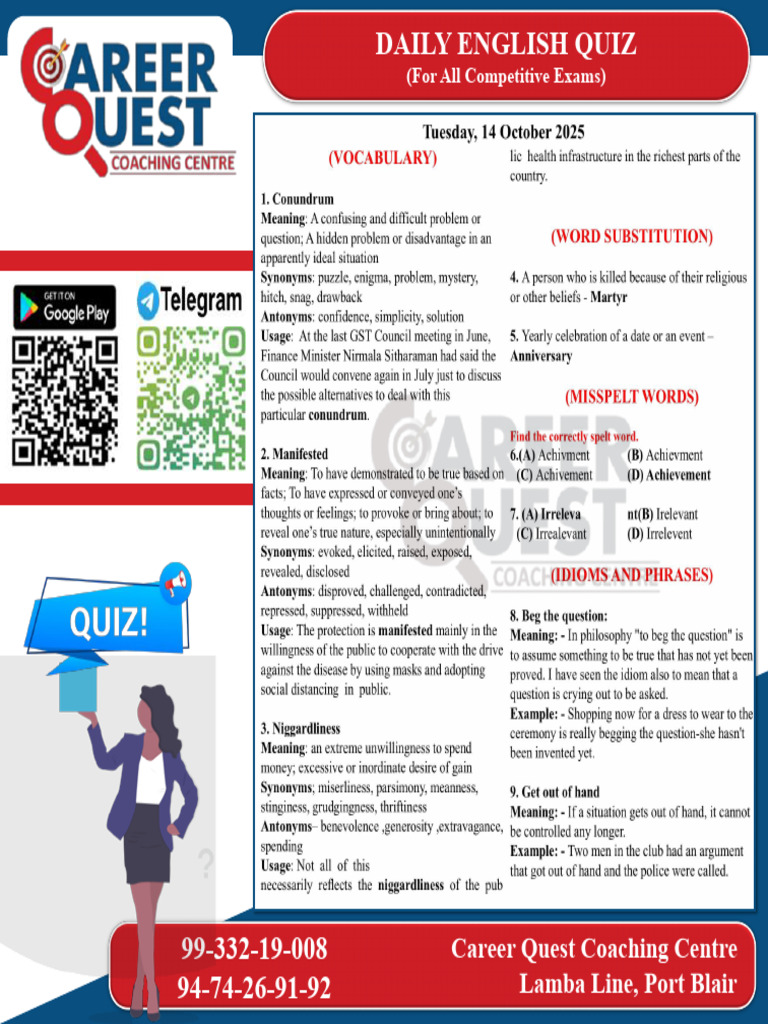 14-Oct-25 - DEVQE - Career Quest Coaching Centre | PDF