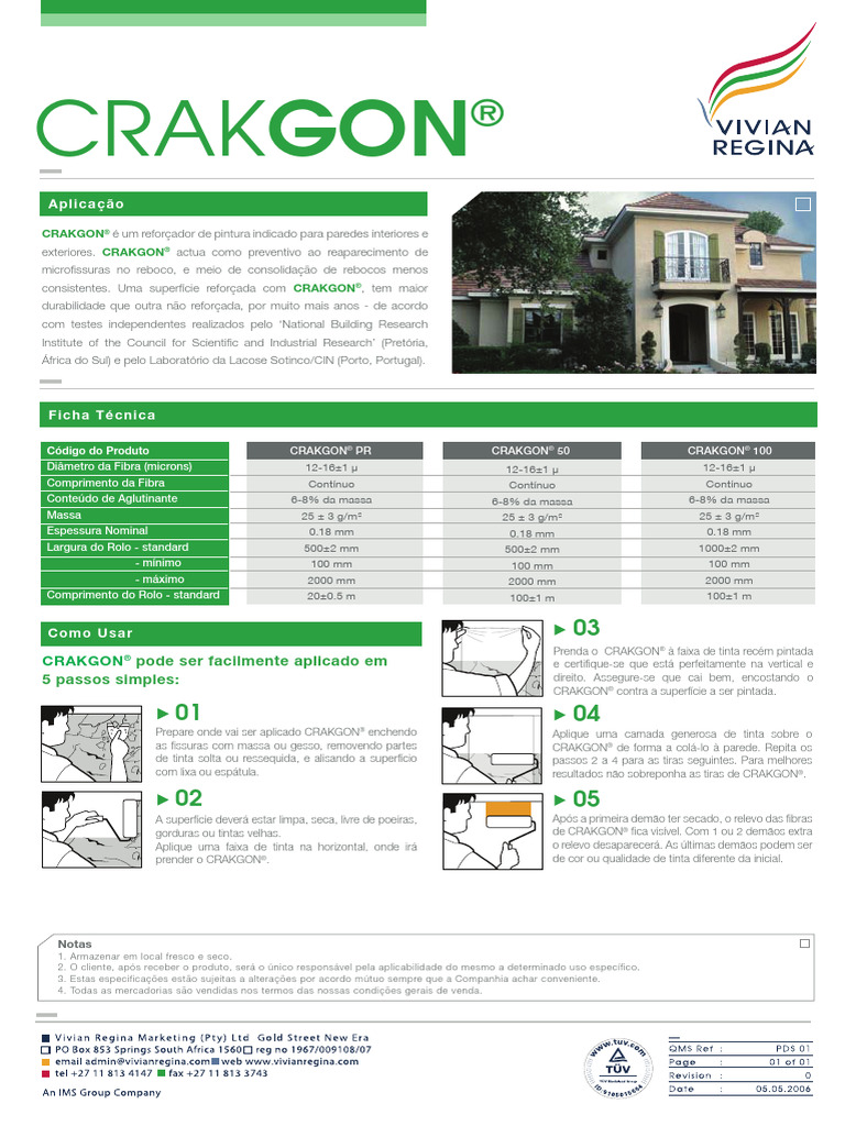 Reforço de Pintura com CRAKGON® | PDF | Tinta
