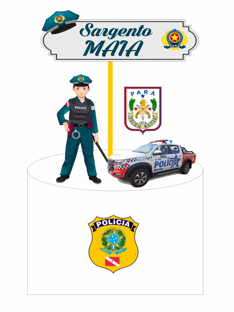 Topo de Bolo Policial | PDF